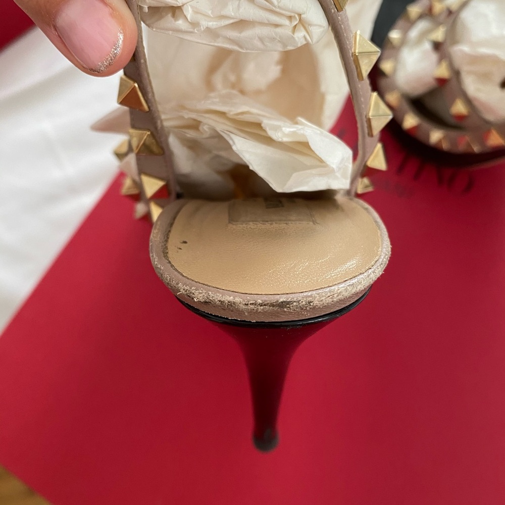 Authentic Valentino Rock Stud Heels - Gem